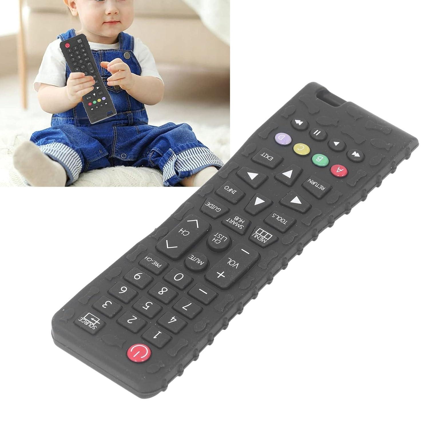 Remote-Controlled Silicone Bite Ring for Babies - Soothing Teething Toy ...