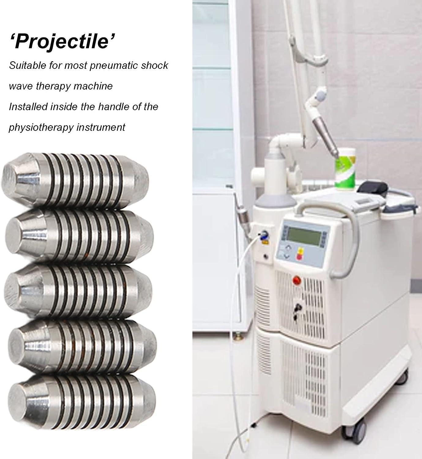 Pneumatic Shockwave Therapy Machine with 5 Rust-Proof Projectiles for ...