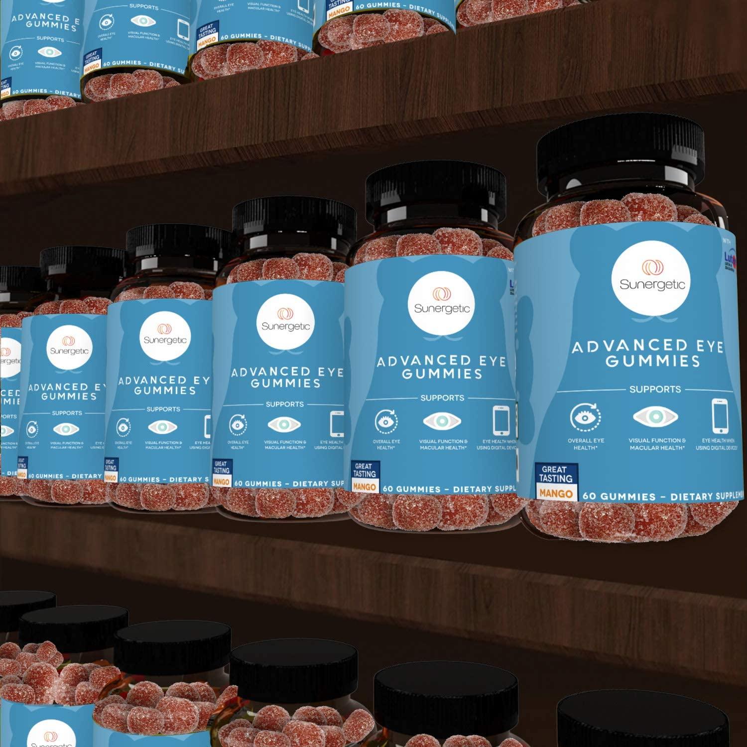 Premium Lutein and Zeaxanthin Eye Support Gummies for Adults ...