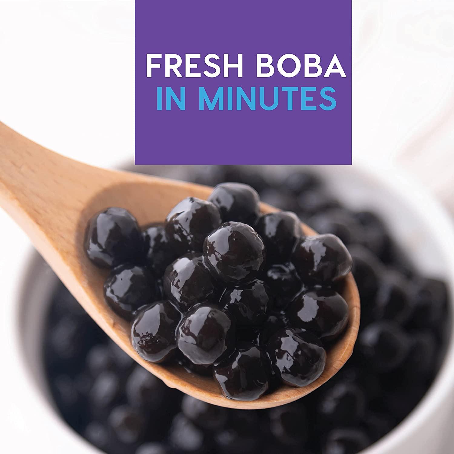 Boba Boom Black Sugar Flavor Tapioca Pearls for Bubble Tea - 8.8 oz ...