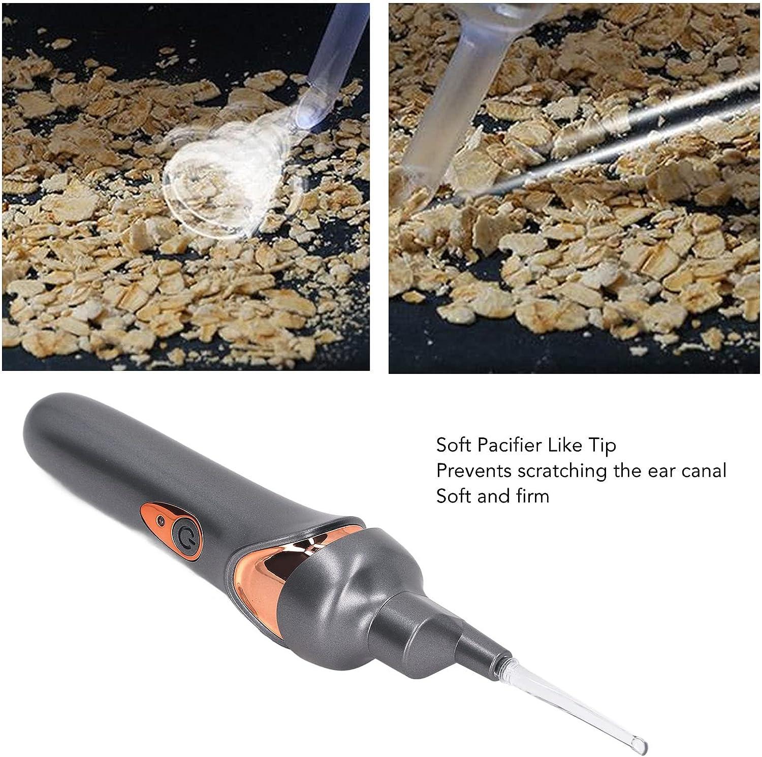 Portable Electric Ear Suction Device with LED Light - Earwax Remover ...