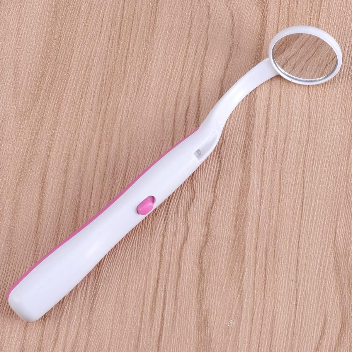 Heallily Dental Mouth Mirror with Light | LED Oral Inspection Tool for ...