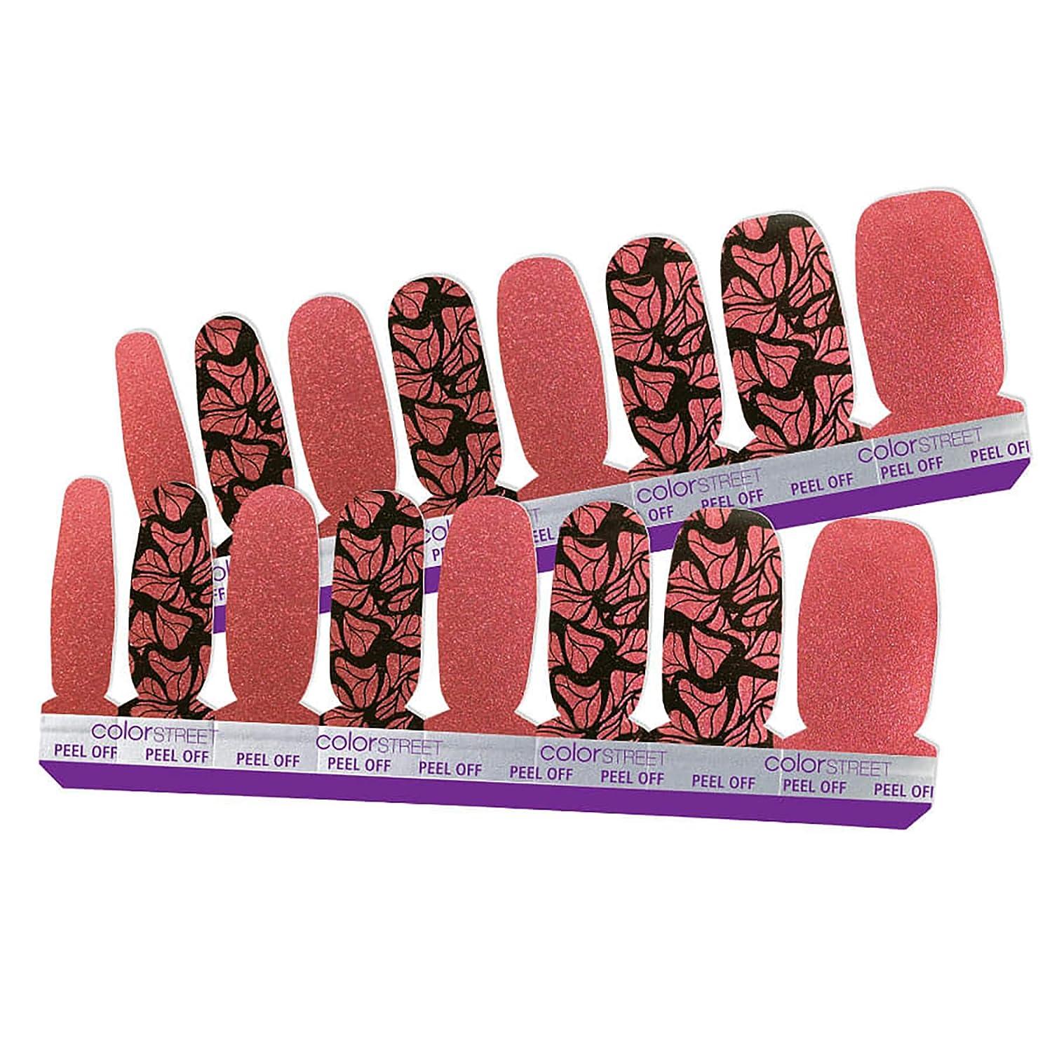 Color Street Wing It On Red to Copper Duochrome Nail Polish Strips - 16 ...