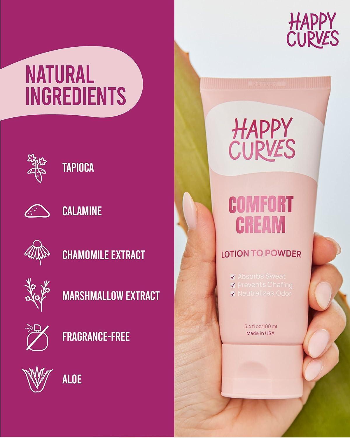 Happy Curves Comfort Cream Deodorant for Women - Aluminum-Free Anti ...