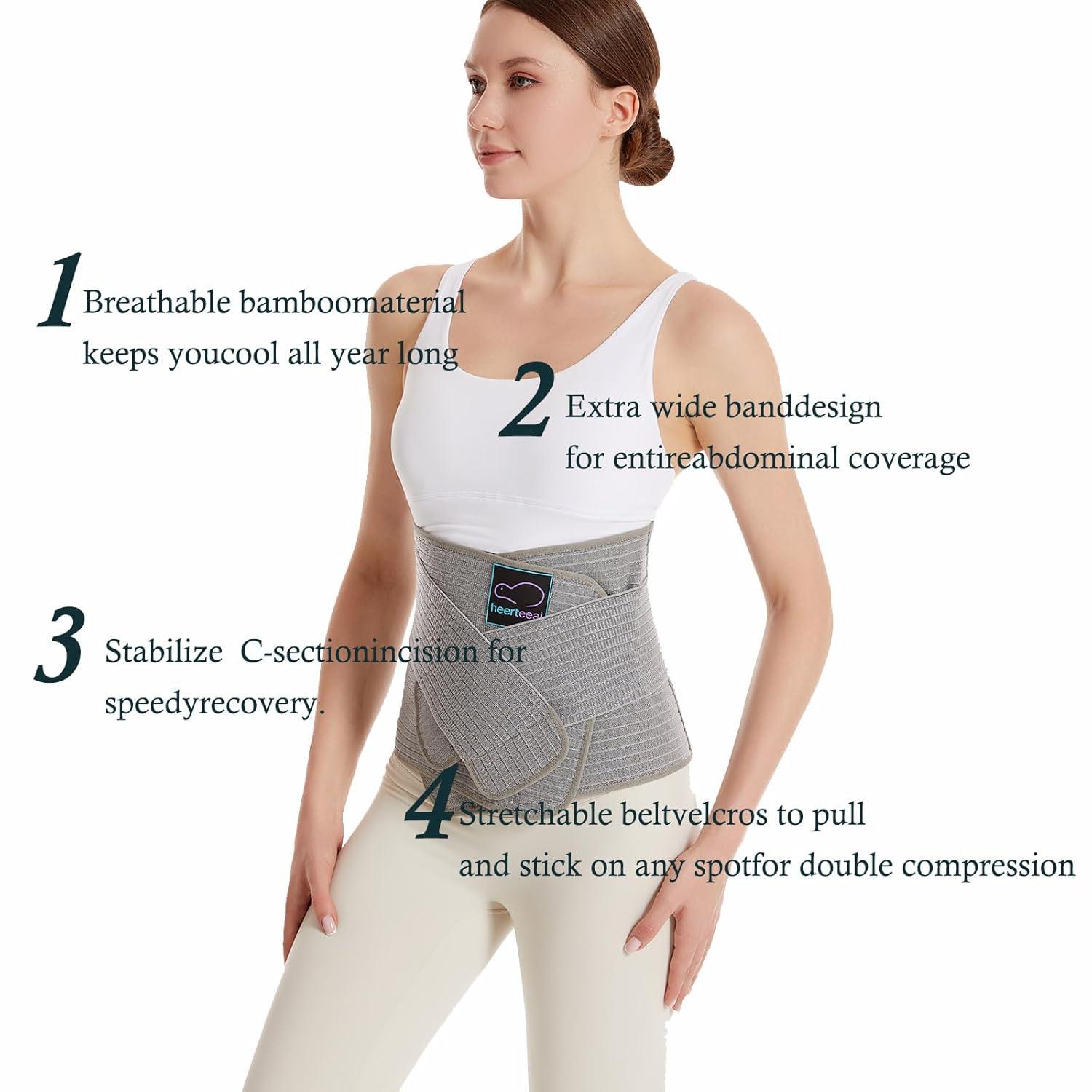 HeerTeaj Postpartum Belly Belt | Adjustable Post-Operative & Lumbar ...