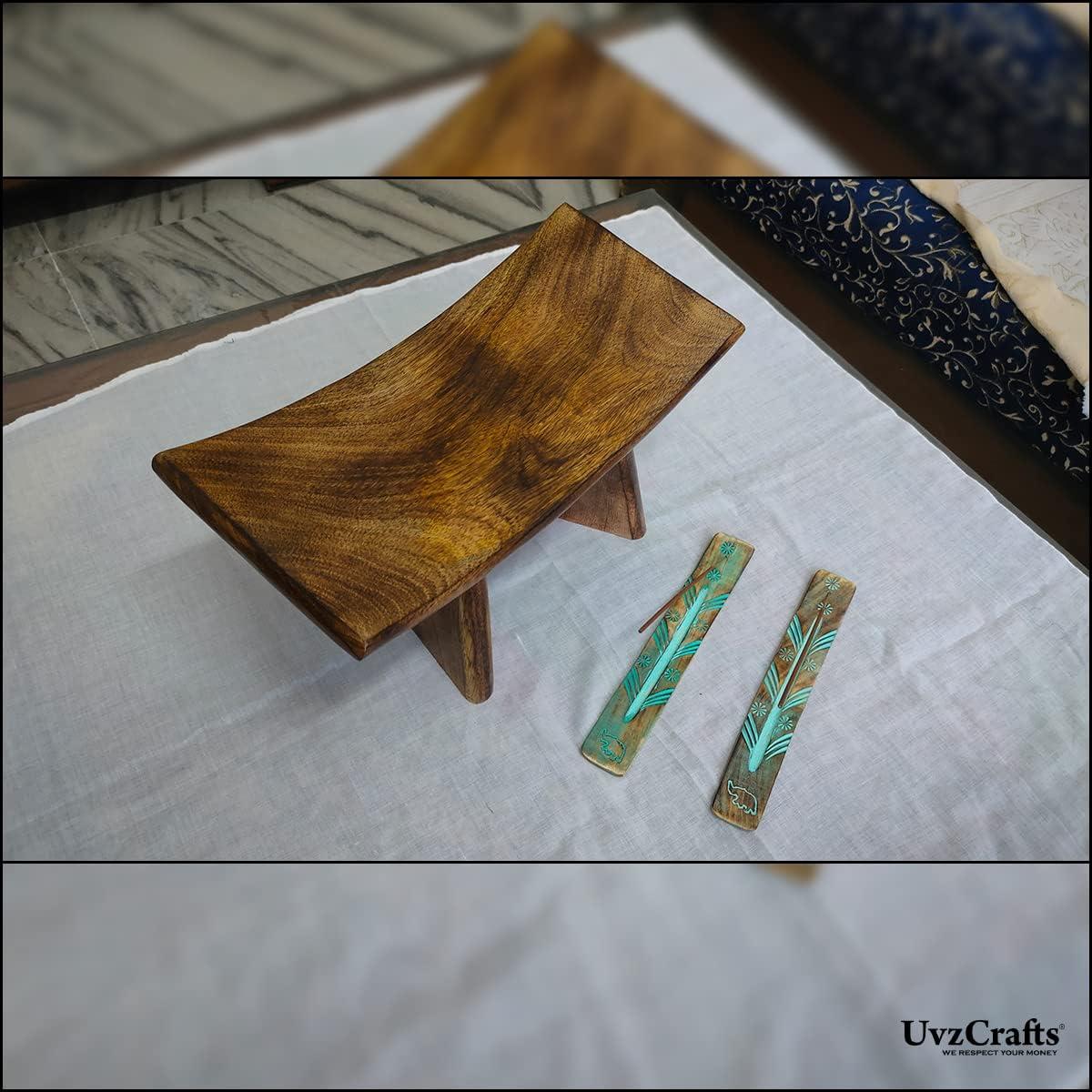 Uvz Crafts Wooden Handmade Meditation Bench Seiza Bench Portable ...