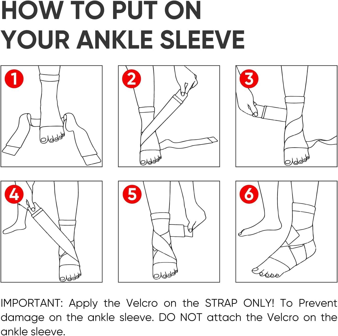 AVIDDA Ankle Support Brace XL - Adjustable Plantar Fasciitis ...