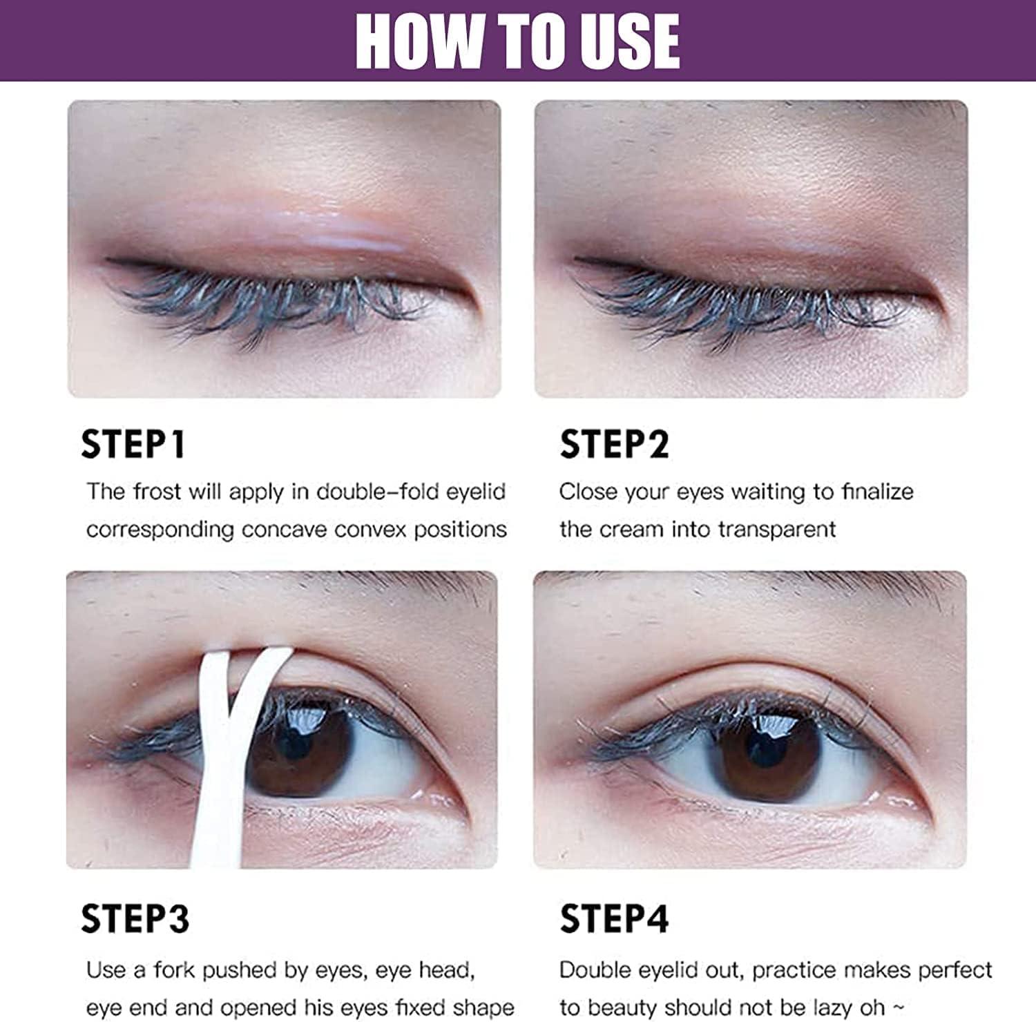 Invisible Eyelid Lift Strips 480pc - Self-Adhesive Double Eyelid Tape for Droopy, Hooded, and ...