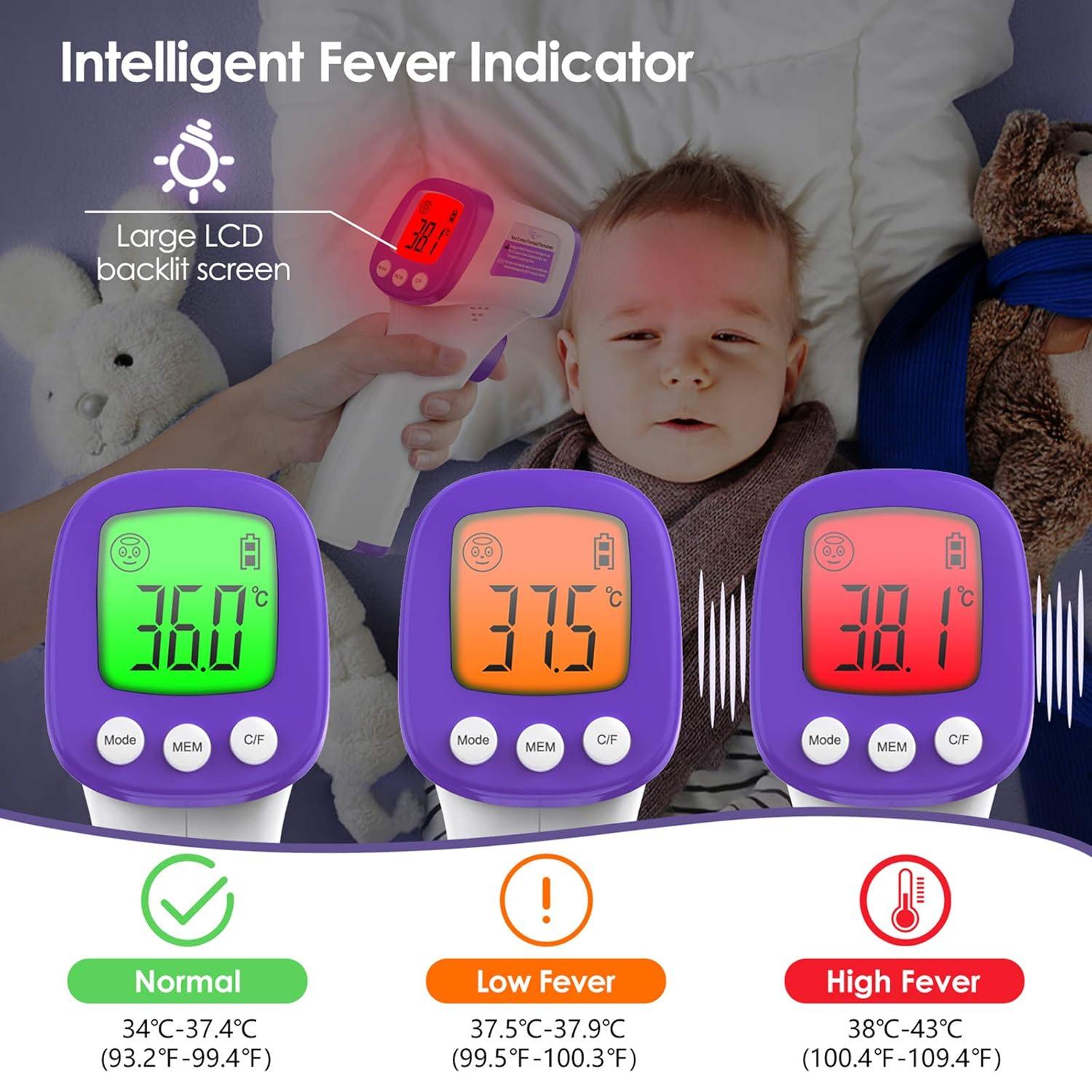 Buy Kkmier Contactless Digital Infrared Fever Thermometer for Adults ...