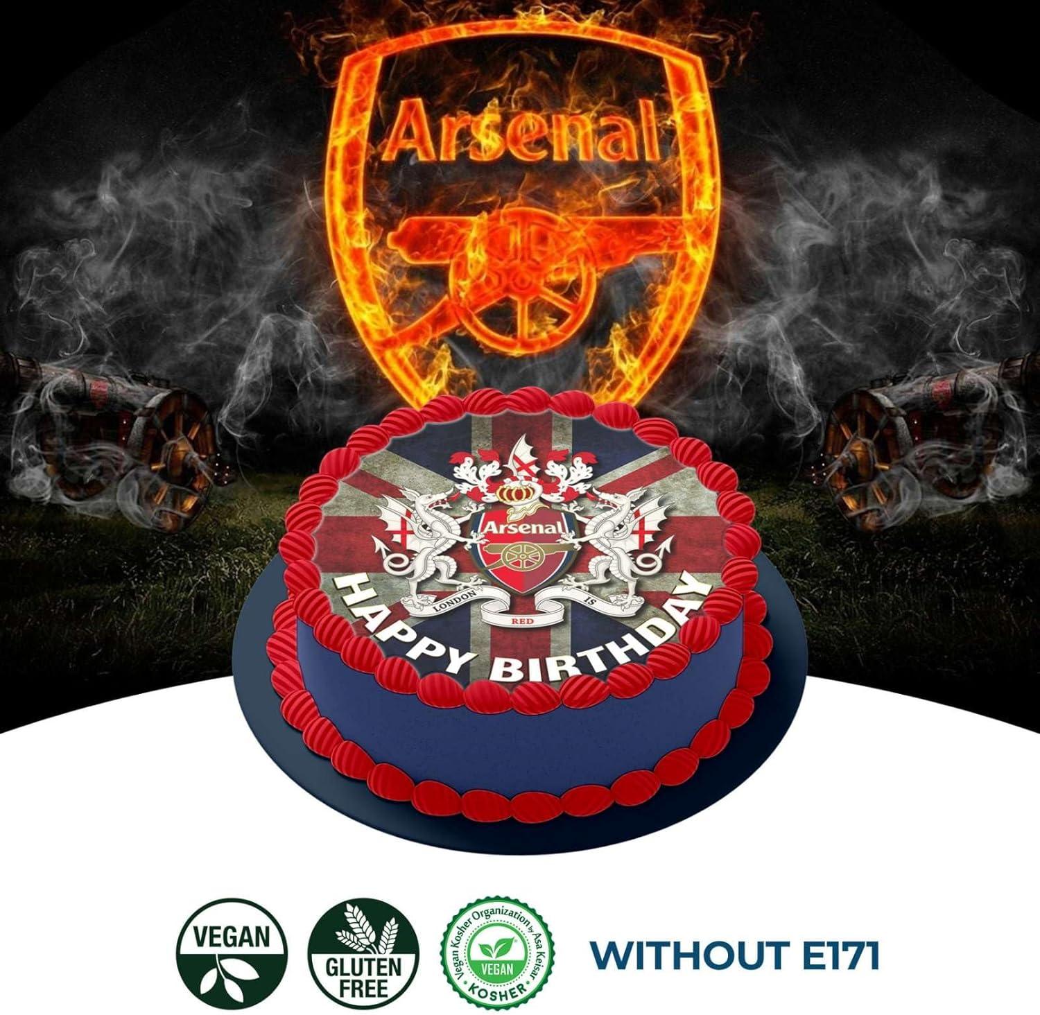 YummyArt Edible Cake Topper - edible cake decorations 20cm diameter ...