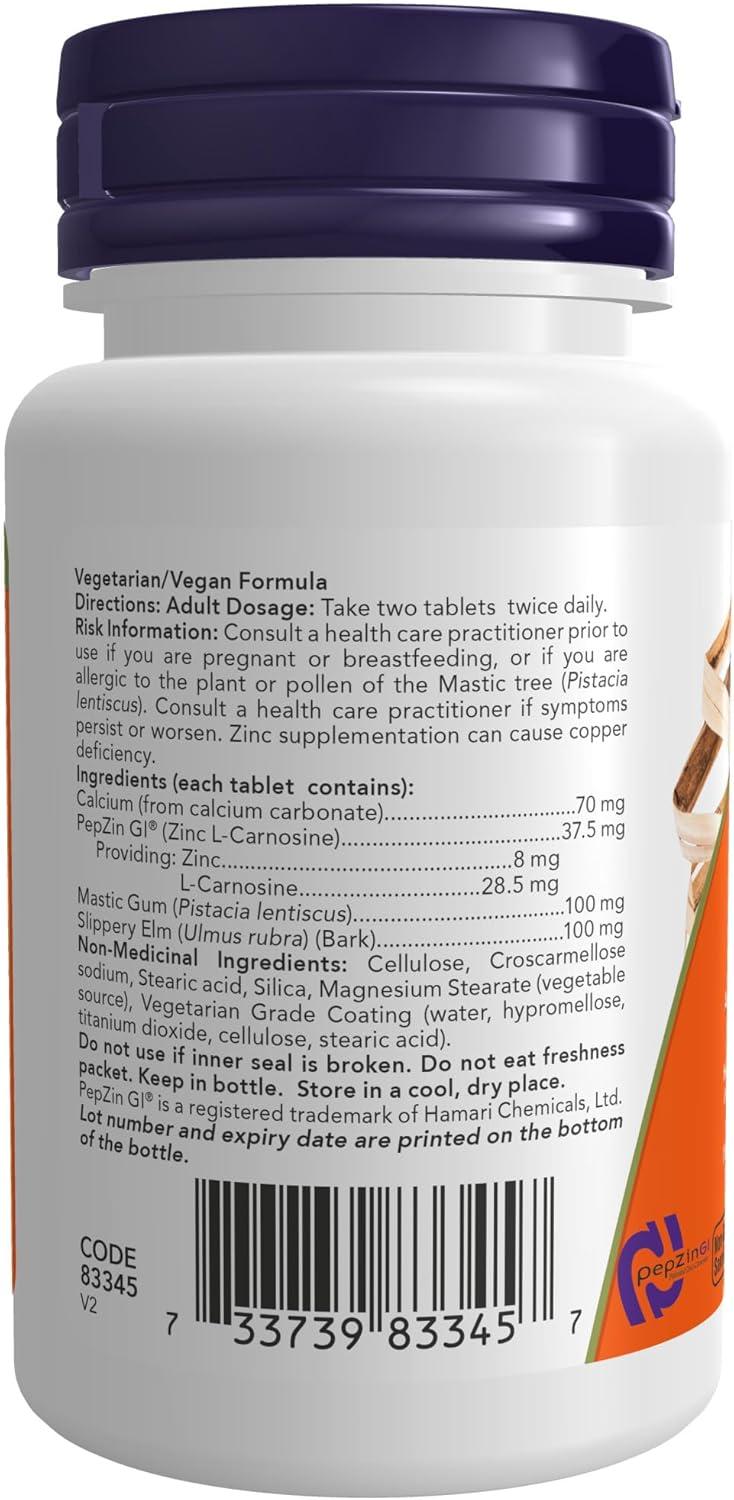 Now Foods Ulcetrol w/Zinc L-Carnosine Mastic Gum 60tab | Buy Now with ...