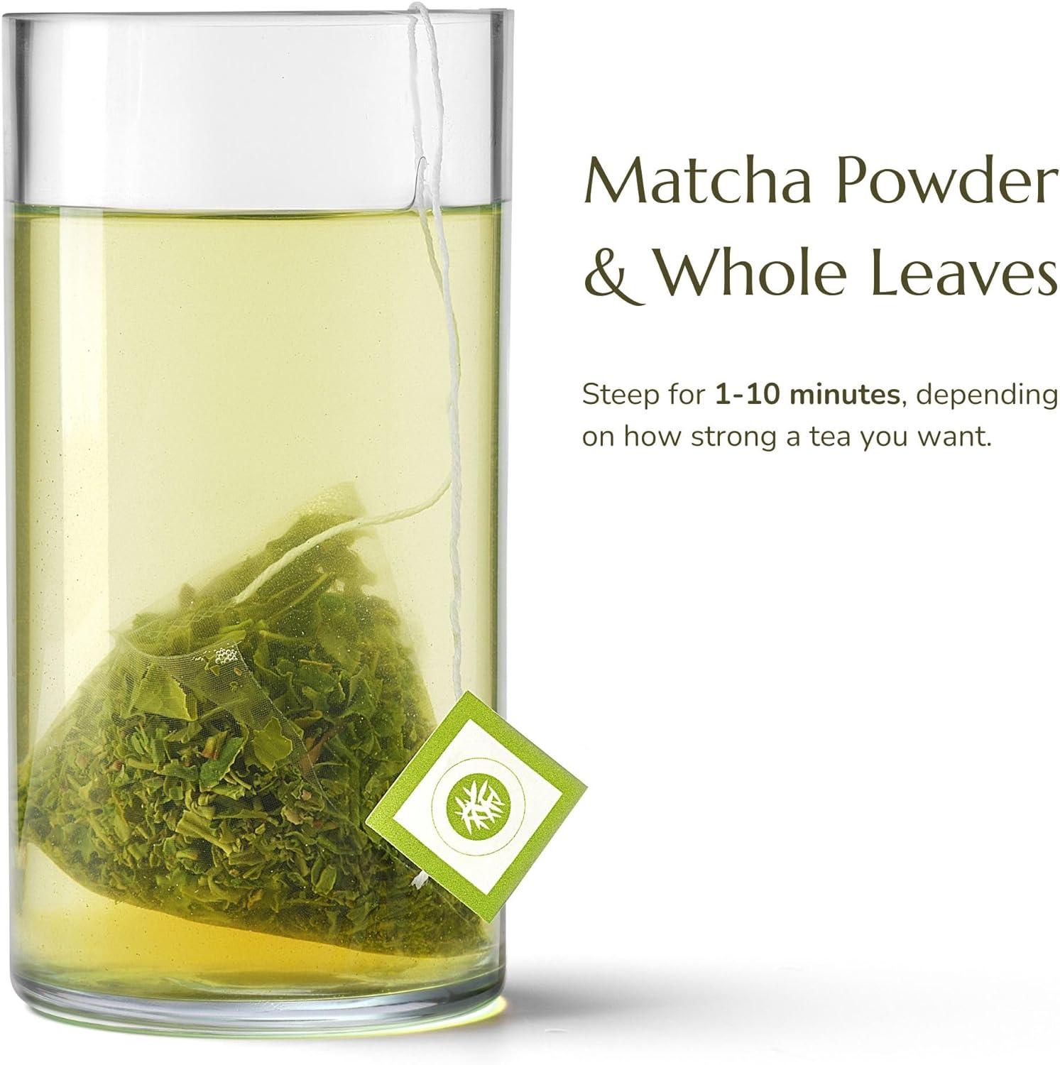 Anna's Teapot Matcha-Sencha - Organic Japanese Green Tea - 20 ...