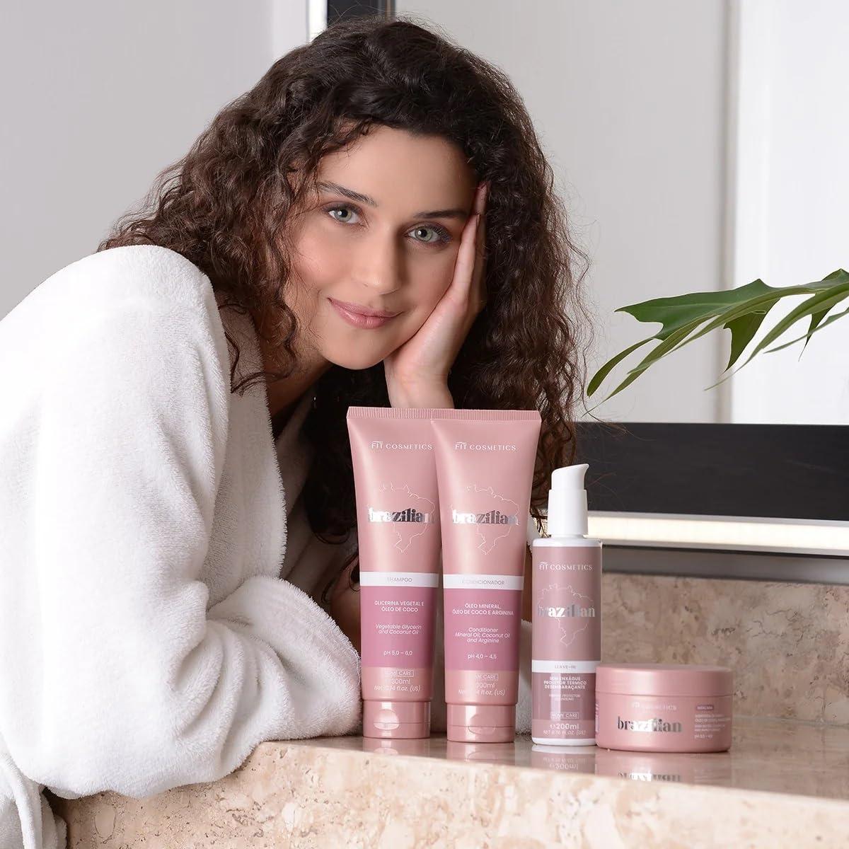 Kit Brazilian Nutri Home Care 4 Steps - Shampoo Conditioner Mask ...