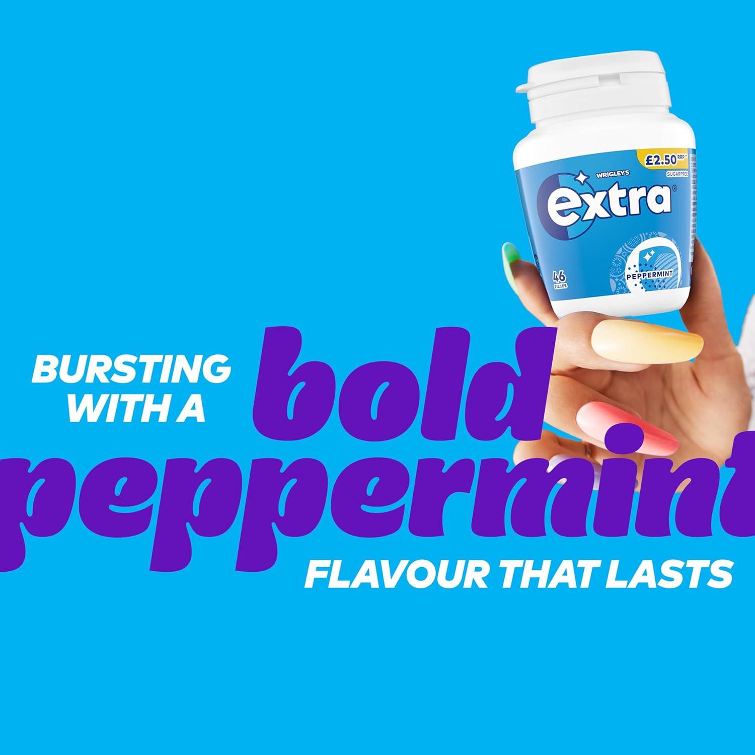 Mars Extra Peppermint Chewing Gum - White - Bottle - 46 Pieces | Buy ...