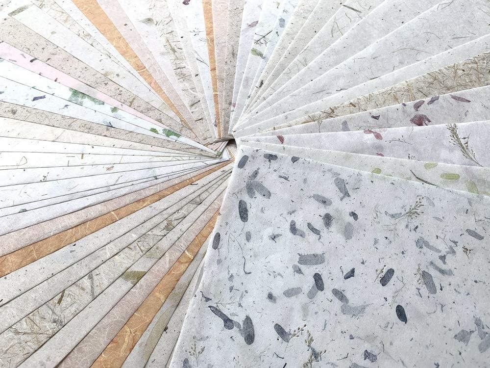 A4 Thin Mulberry Paper Sheets - 50 Sheets Art Tissue Washi Paper for ...