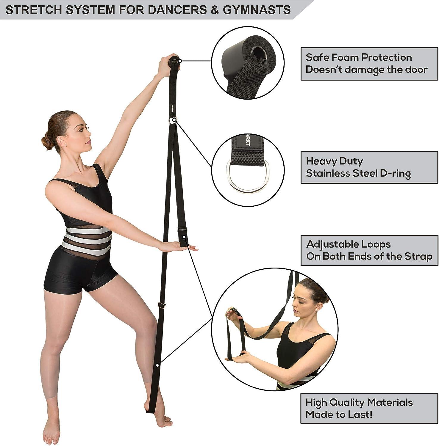 Stretch Strap with Door Anchor for Improved Leg Stretching - Perfect ...