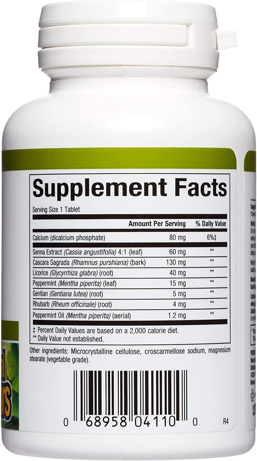 Natural Factors Ultra-Lax Herbal Formula - 90 Tablets for Digestive ...