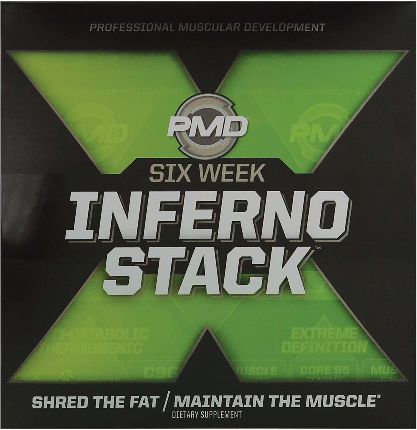 PMD Sports Six Week Inferno Stack: Maximum Strength Fat Burner and CLA ...