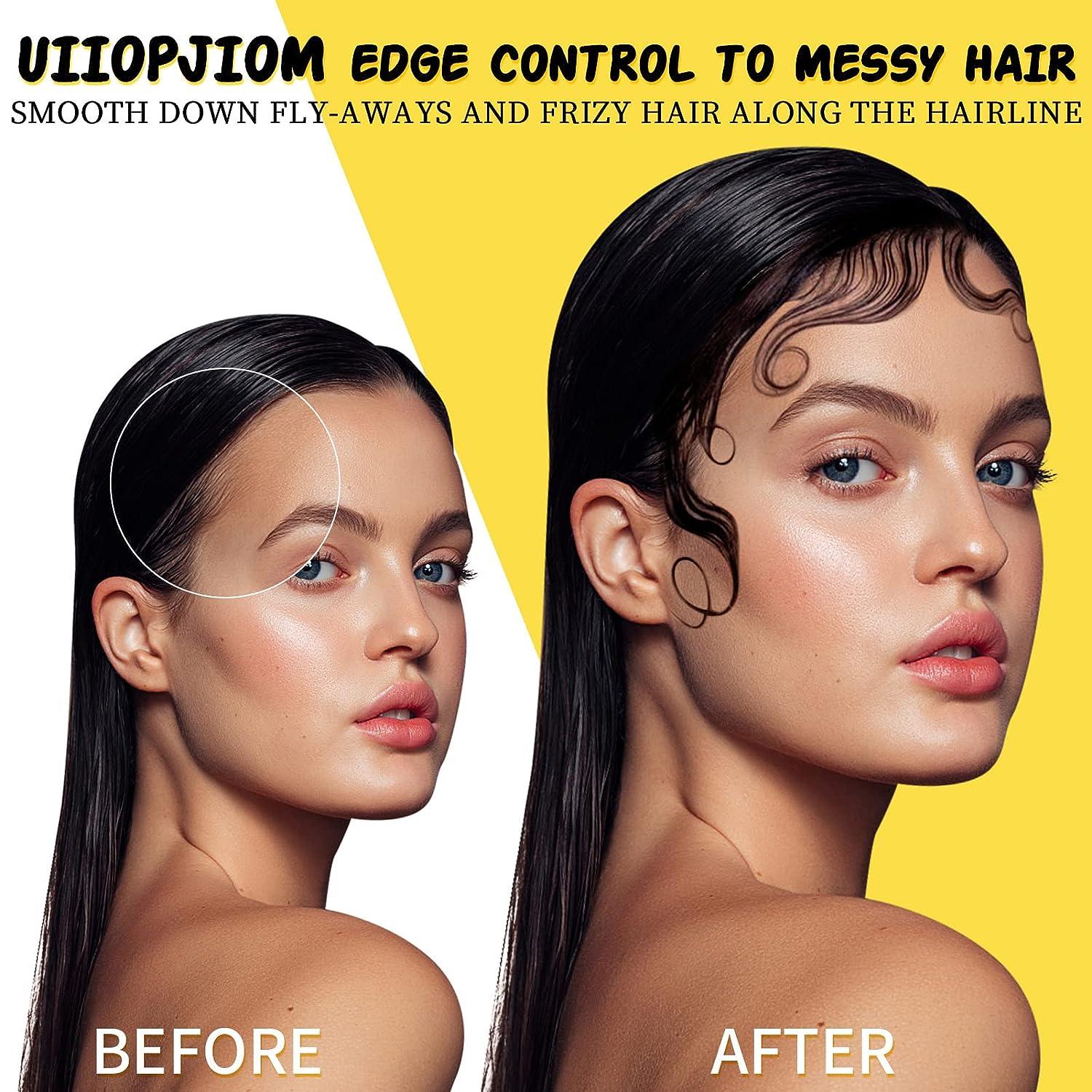 UIIOPJIOM Edge Control Wax for Women - Strong Hold Non-greasy Smoother ...