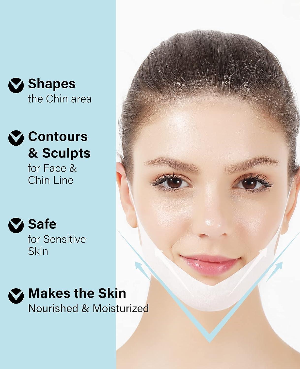 Dr. Pure Double Chin 15 Pcs Chin Strap with Aloe Vera - Neck Lift ...