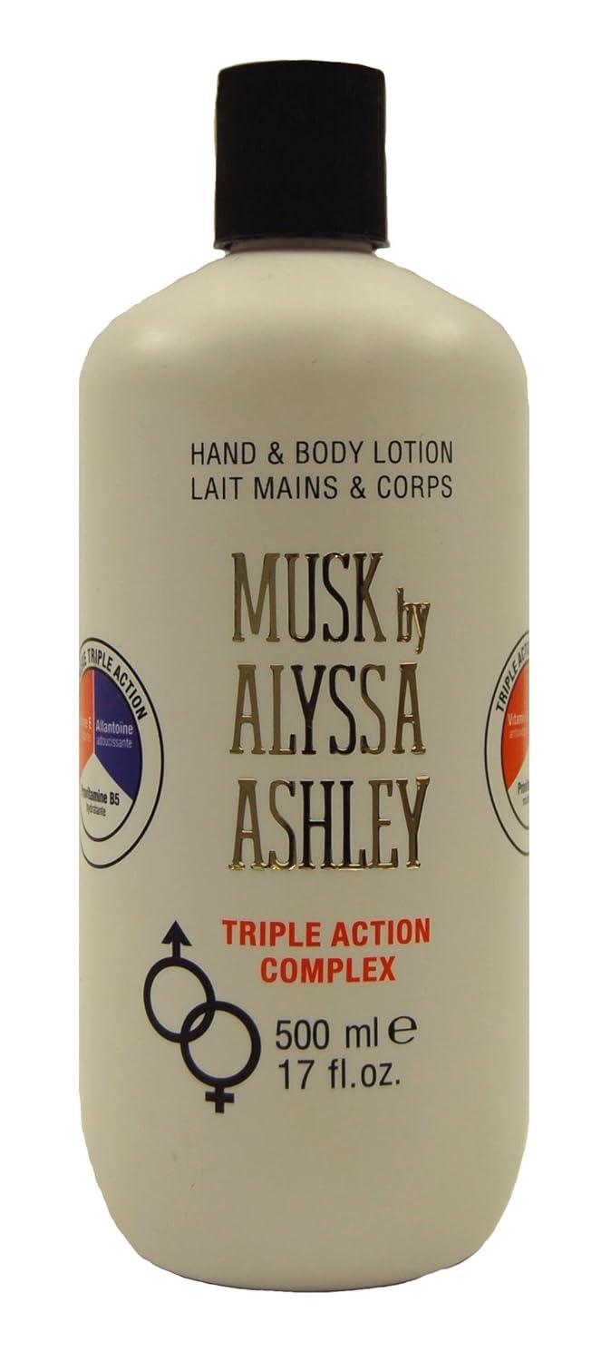 Alyssa Ashley Musk Body Lotion - Triple Action 500ml | Hydrating ...