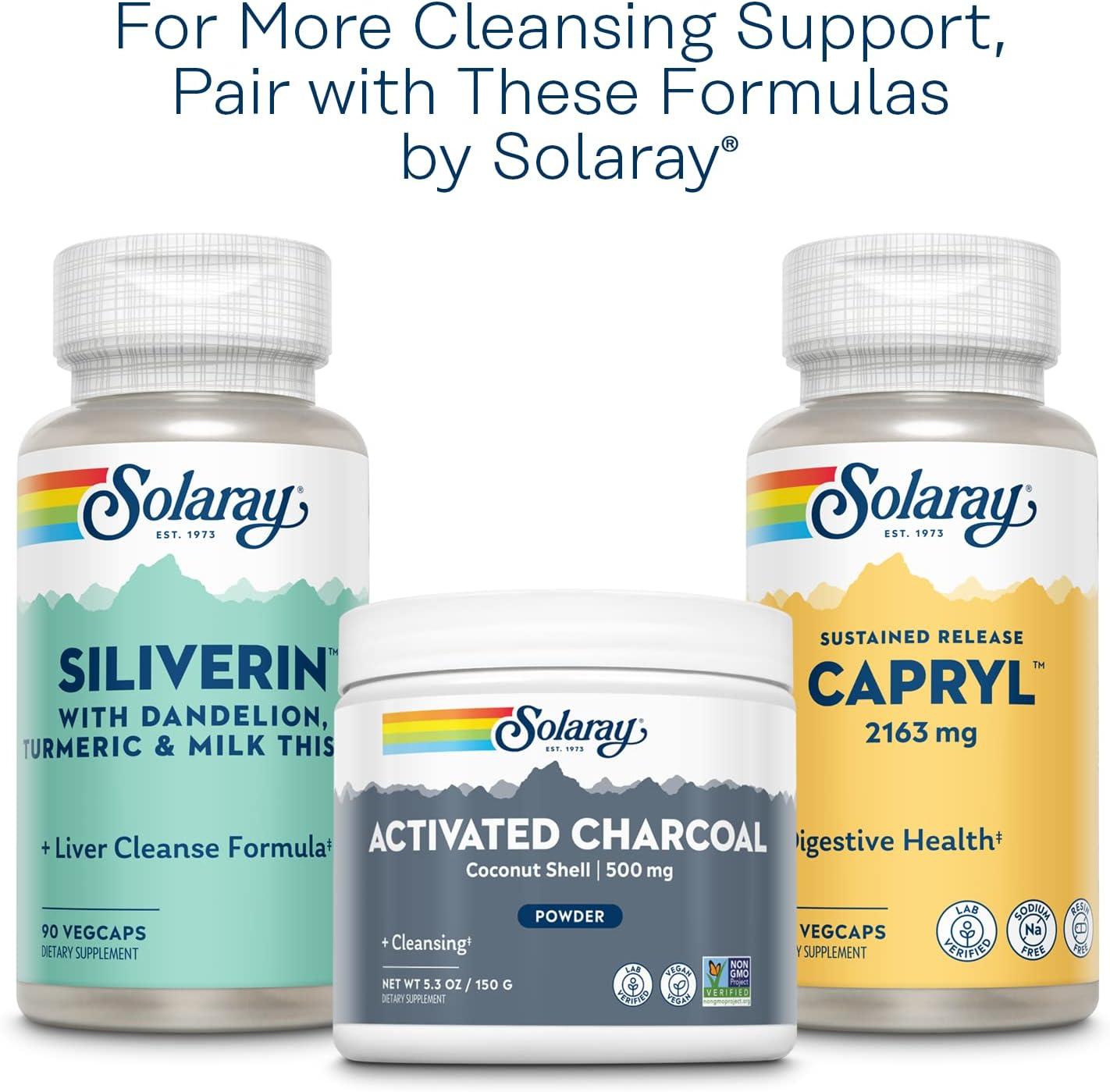 SOLARAY Yeast Cleanse Detox Cleanse for Healthy Yeast Balance Support ...