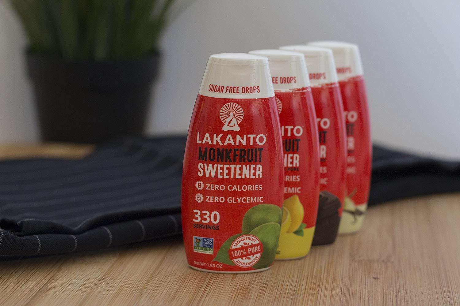 Lakanto Liquid Monkfruit Sweetener - Zero Calories - Original Flavor ...