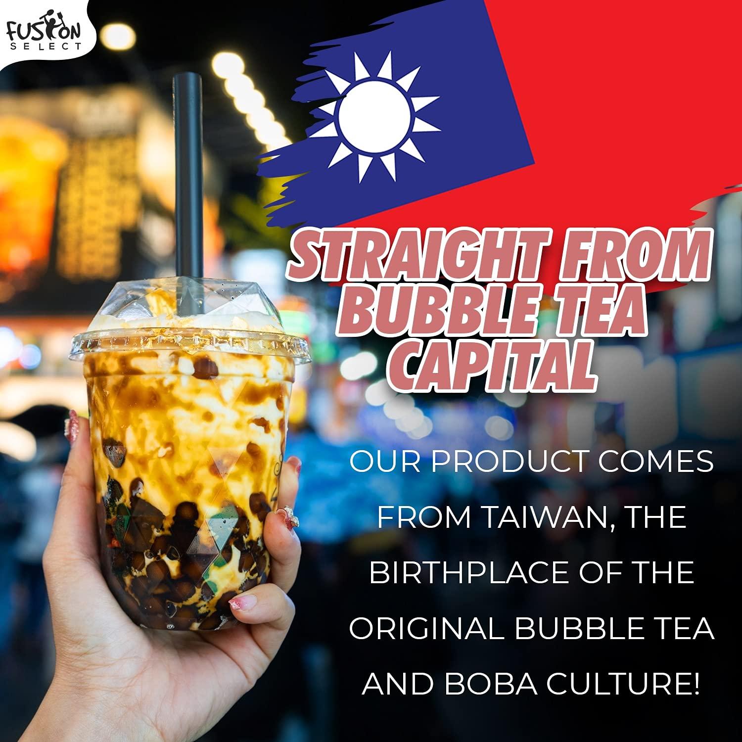 Authentic Bubble Tea Kit - 5 Variety Flavors with Boba Pearls and ...