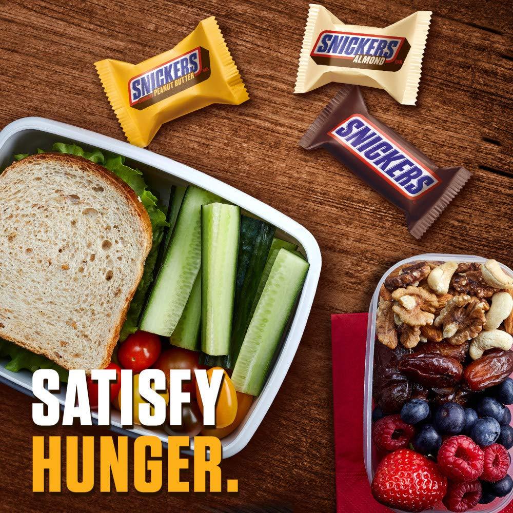 Snickers Original Peanut Butter & Almond Fun Size Bulk Variety Pack 44. ...