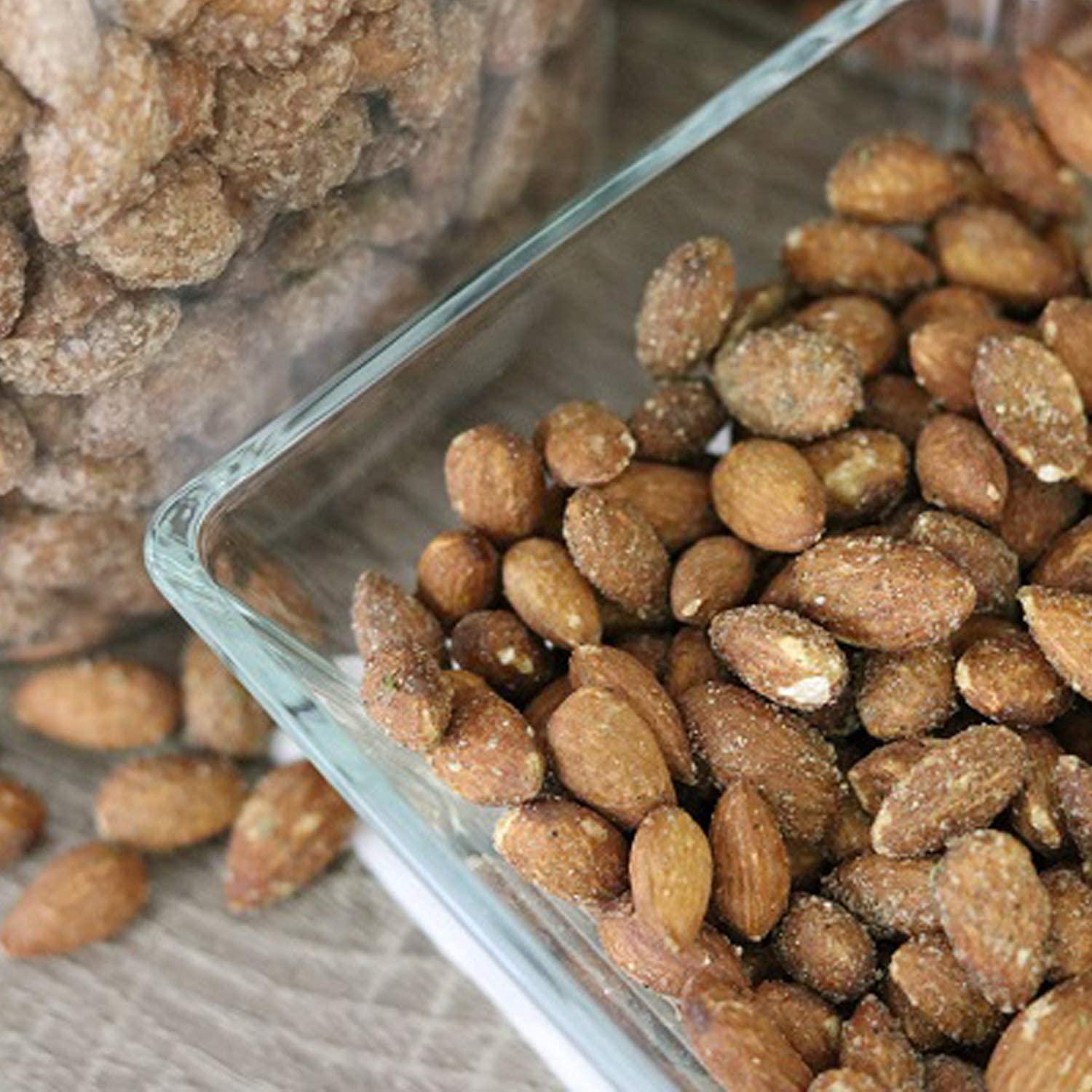Jake's Nut Roasters Bleu Cheese Cracked Pepper Almonds - High-Protein ...