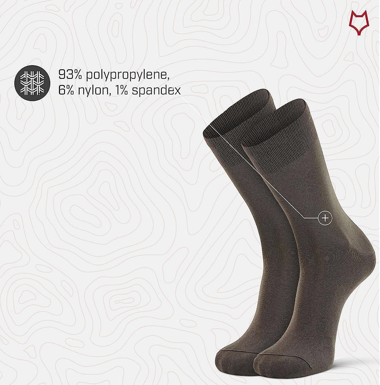 FoxRiver Men's Wick Dry Auras Ultra-Lightweight Liner Crew Socks ...