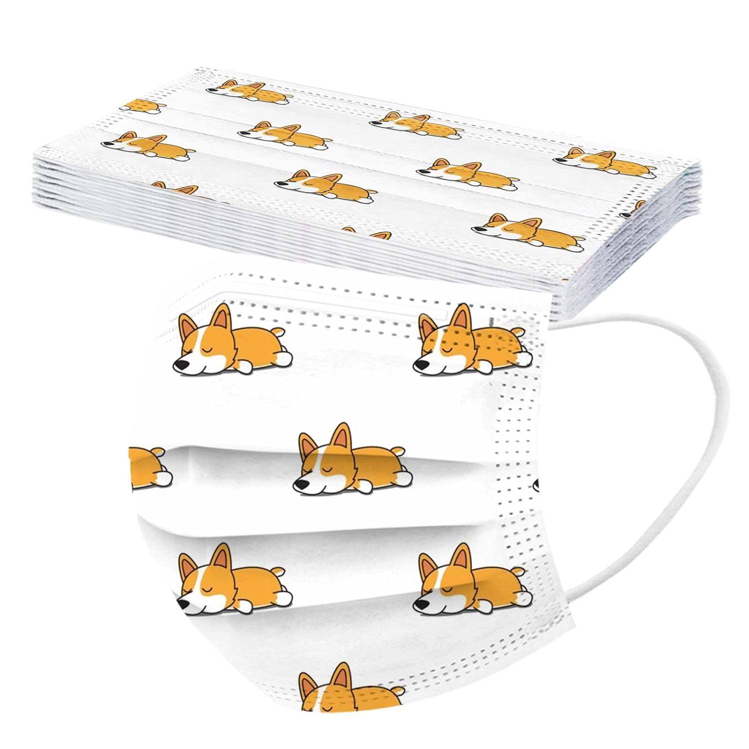 Buy TT-10 Colored Adult Disposable Masks - 50 pcs | 3-Layer Breathable ...