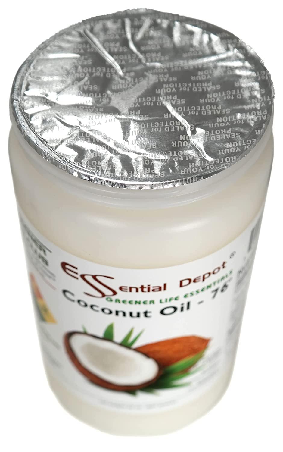 Organic Coconut Oil - 32 oz Quart | Food Grade HDPE Container ...