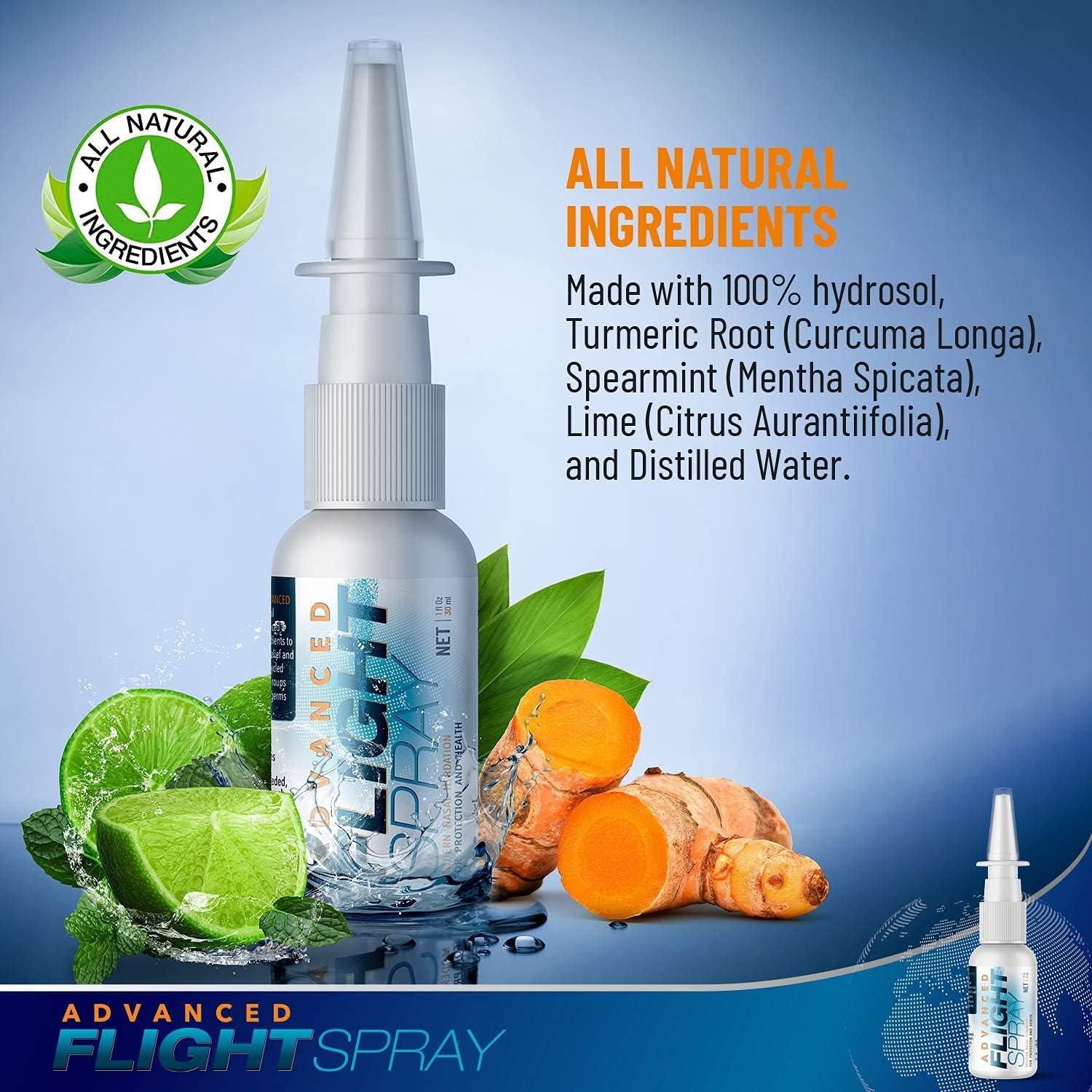 Flight Spray Advanced Nasal Nose Spray - Hydration & Air Humidifier ...