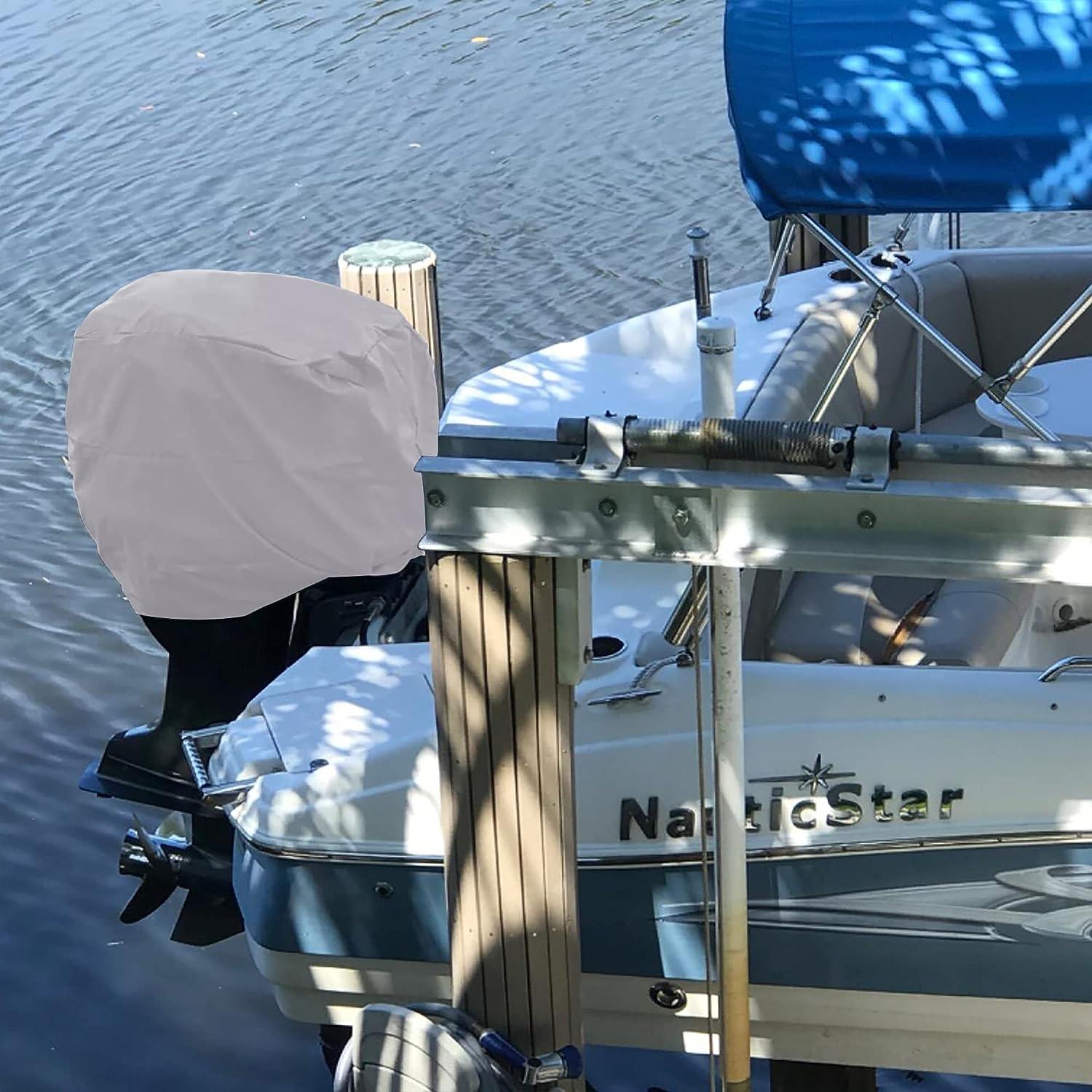 Primeshield Outboard Motor Cover - Waterproof 600D Heavy Duty Hood ...