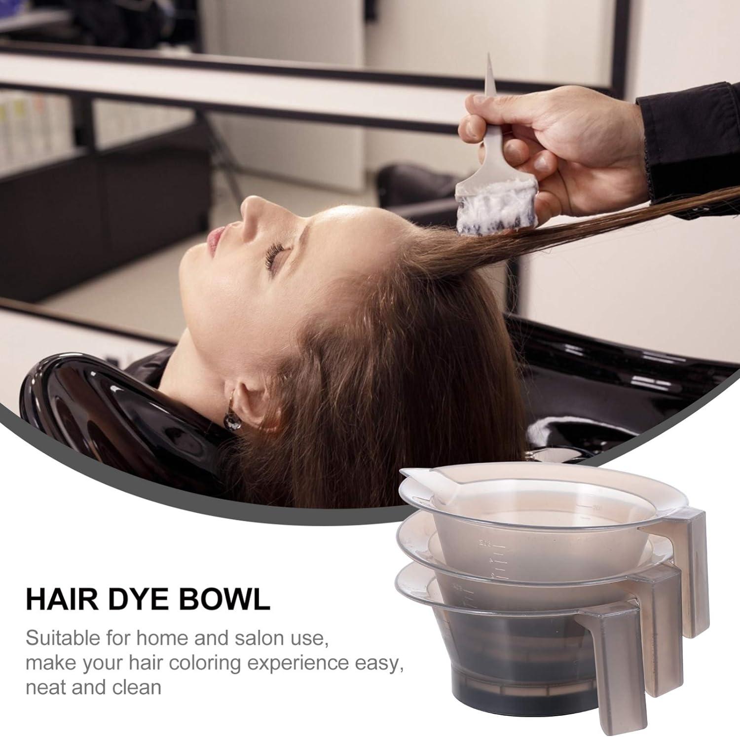 Minkissy 3 Pcs Hair Color Bowls Set | Salon Quality Hair Dye Mixing ...