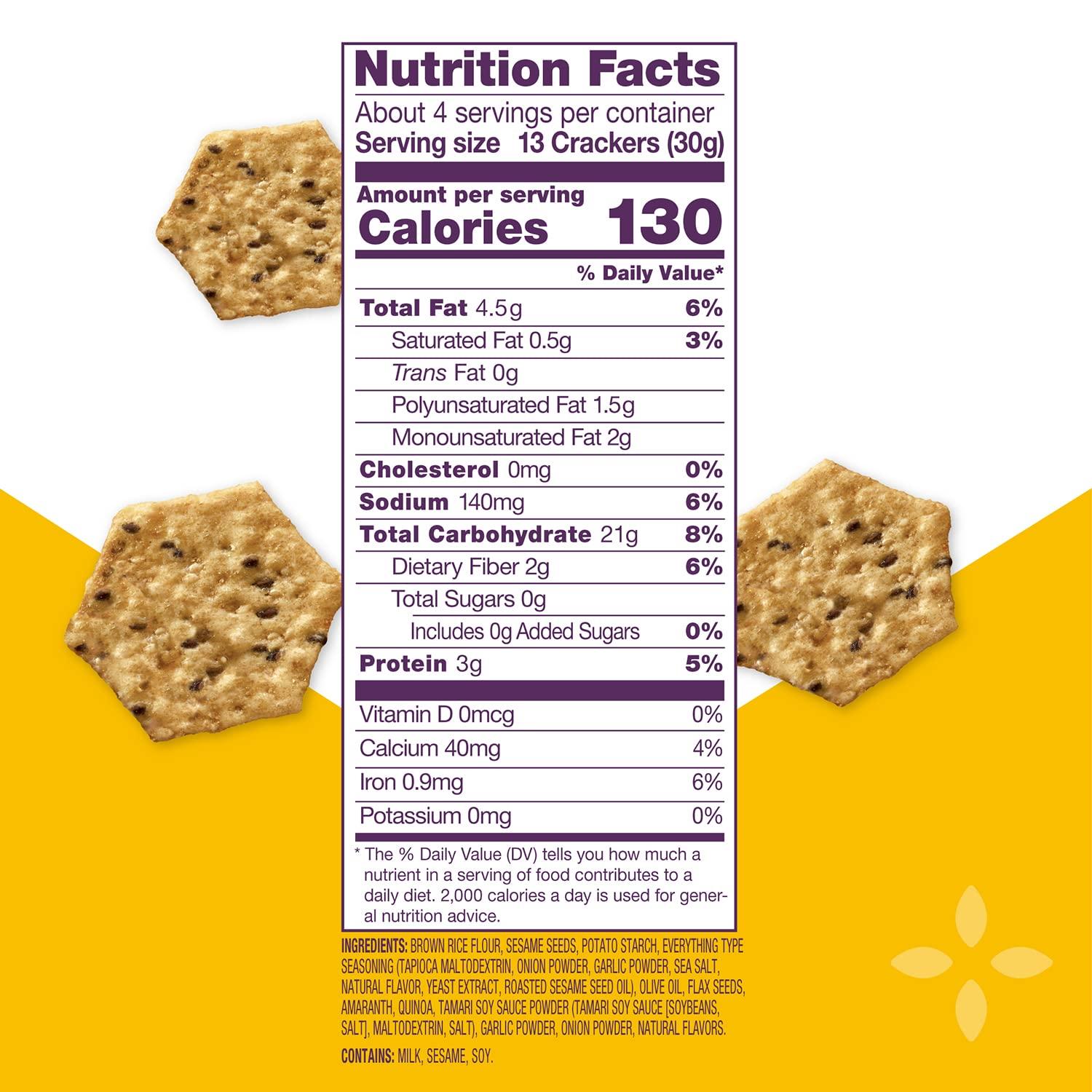 Crunchmaster Multi-Seed Crackers - Ultimate Everything, 4 oz Pack ...