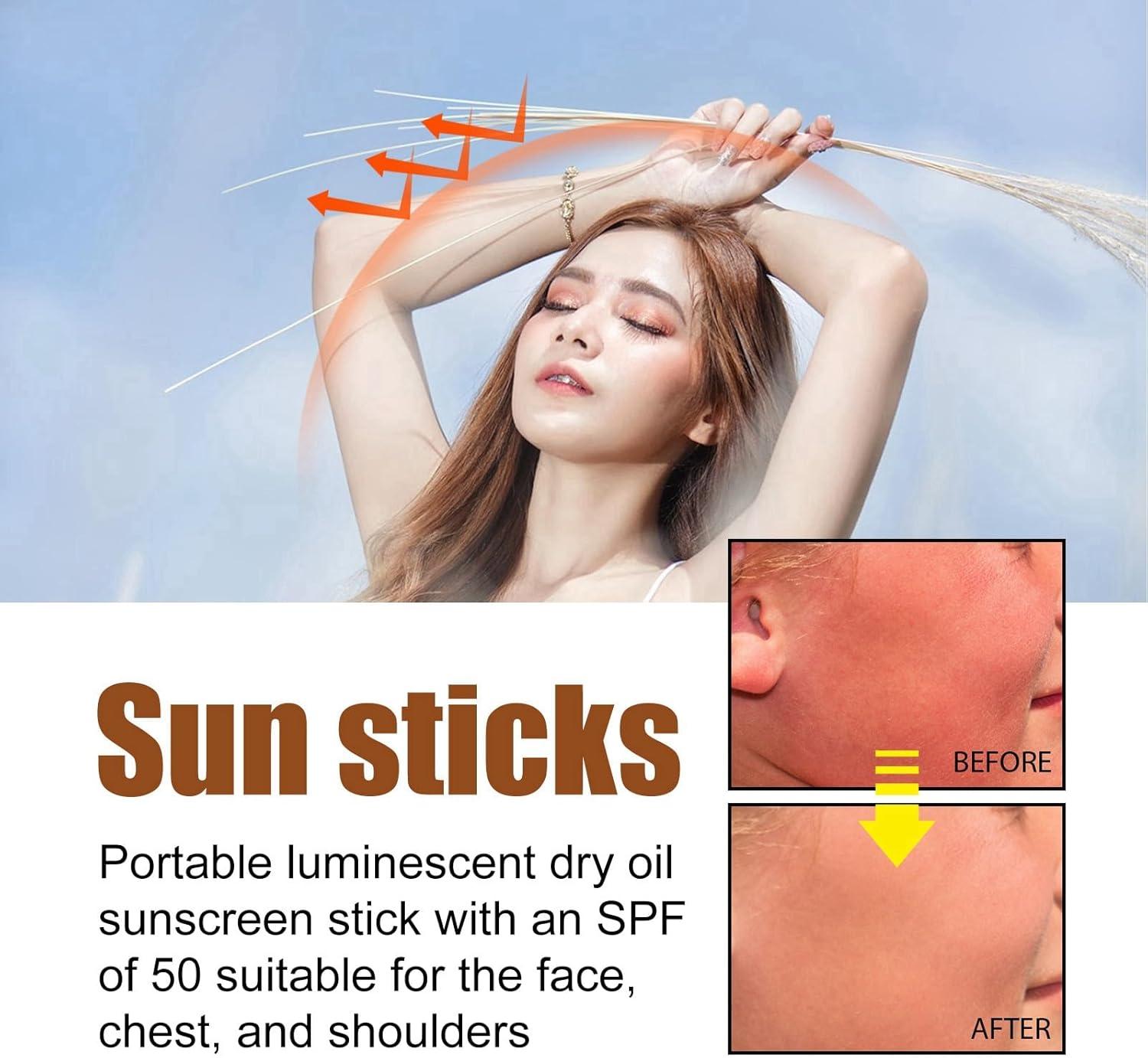 Snail Sunscreen SPF 50 Snail Mucin Sunscreen Stick UVA/UVB Protection ...