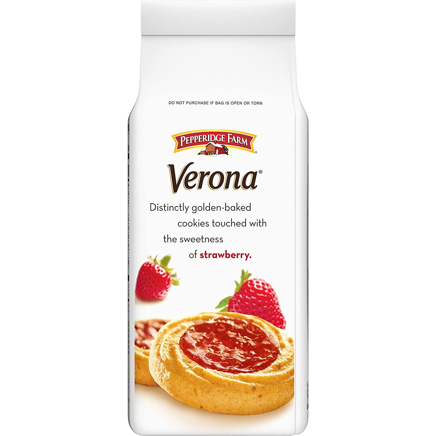Pepperidge Farm Verona Strawberry Thumbprint Cookies 6.75 oz ...