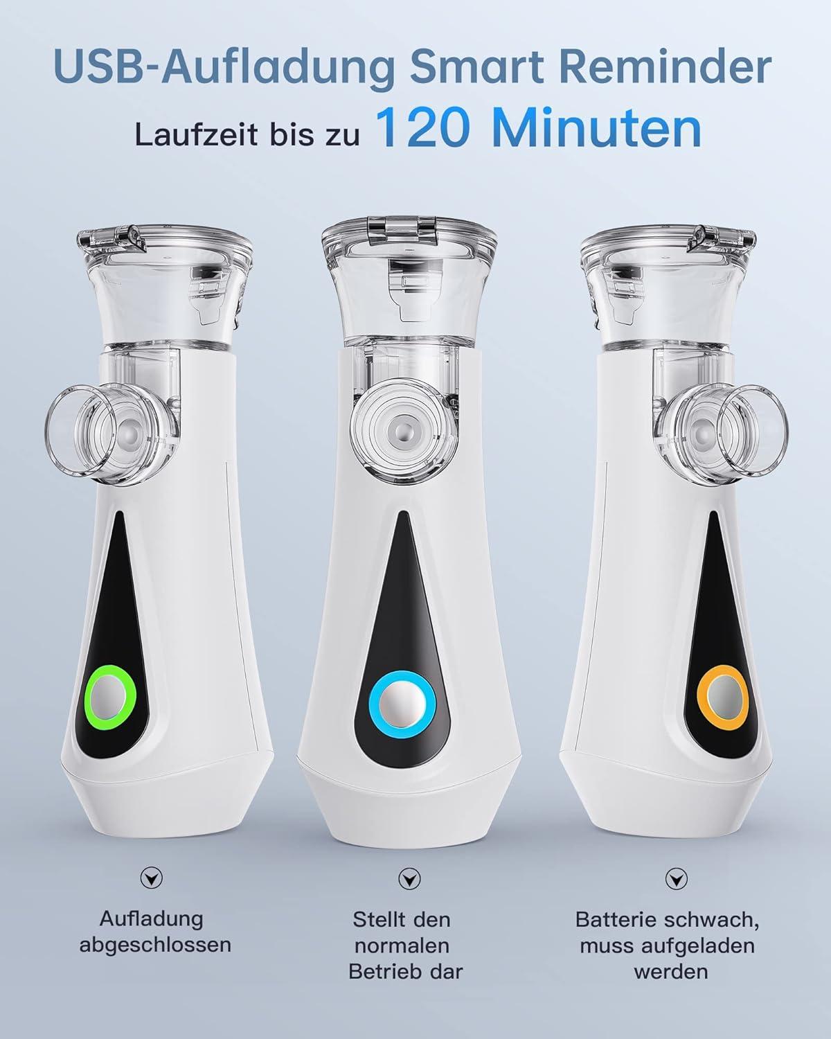 Hygelink Vernbler JM-06802 Inhalation Device - Portable Inhalator Set ...