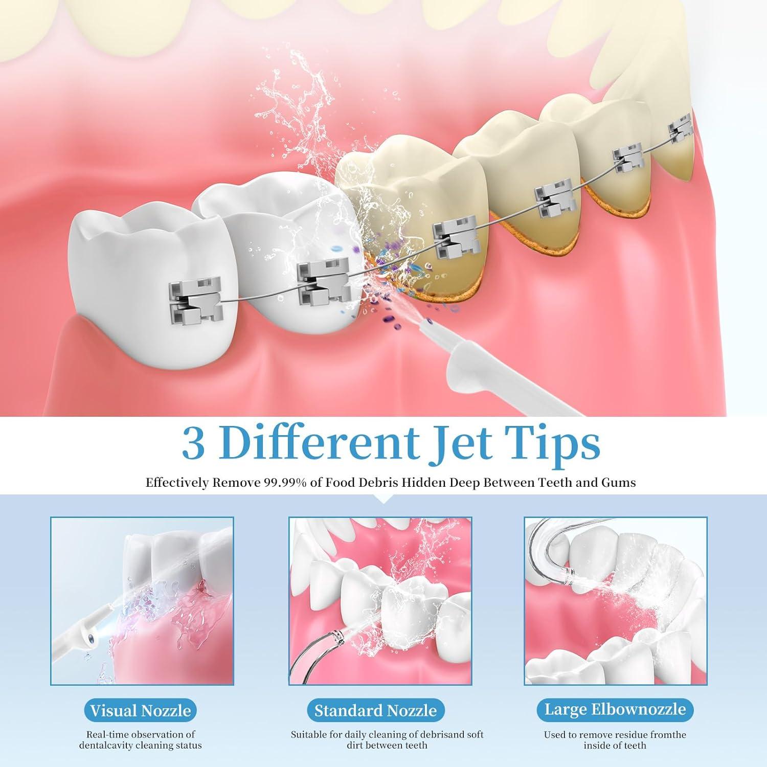 water flows for teeth