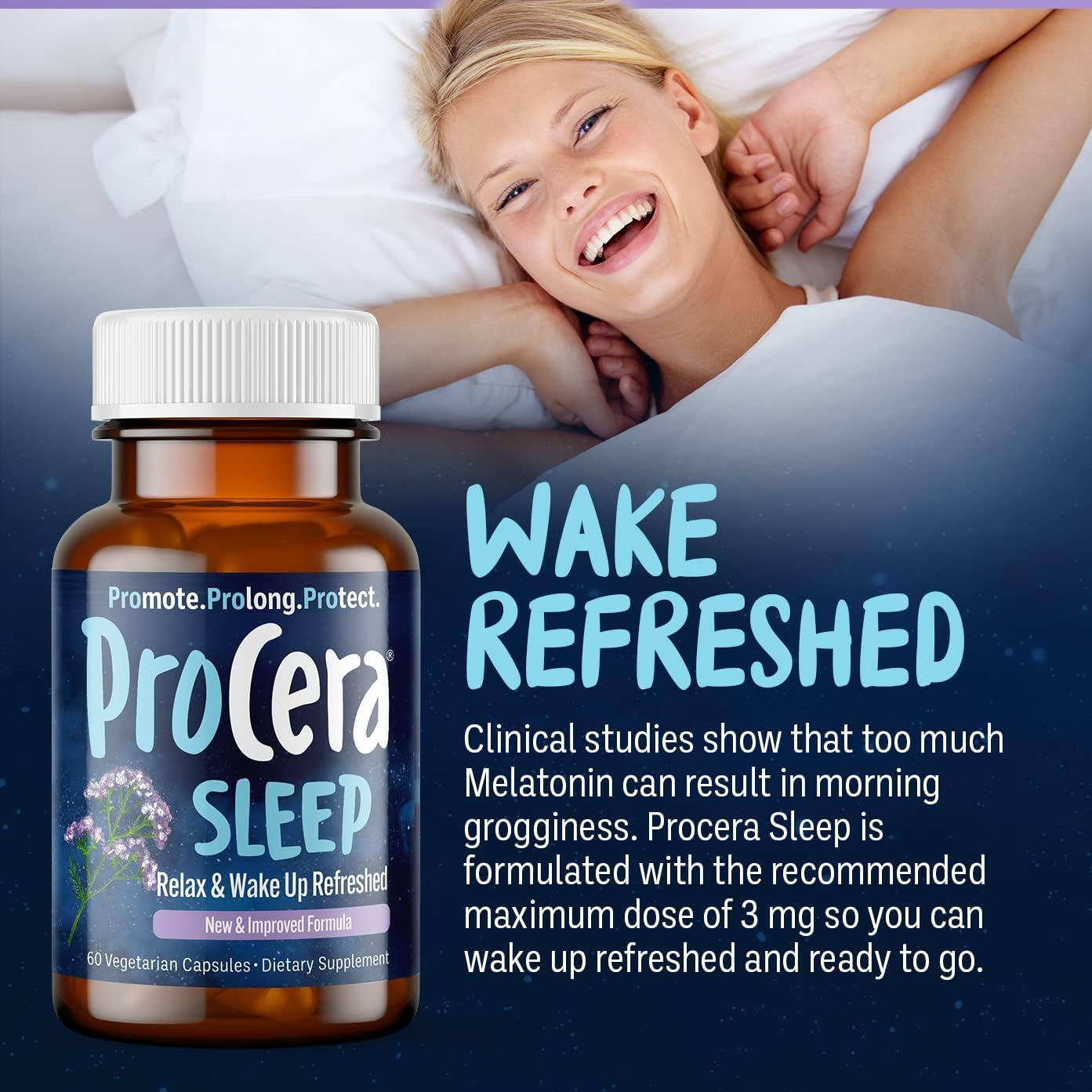 Procera Sleep: Natural 2-in-1 Sleep Aid & Stress Relief Formula for ...