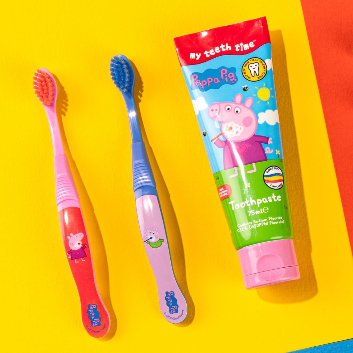 Peppa Pig Toothbrush Duo - Fun and Gentle Oral Care for Kids | Buy Now ...