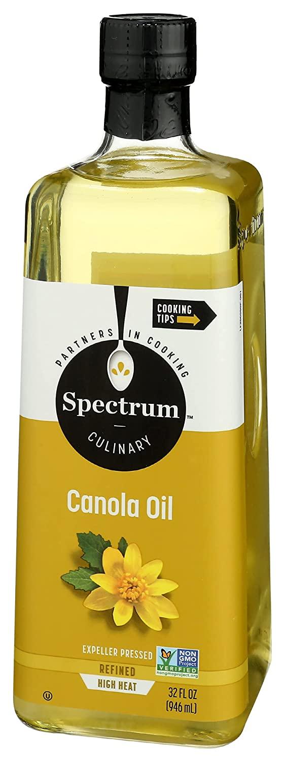 Spectrum Canola Oil 32oz - Premium Quality Cooking Oil | Buy Now with ...