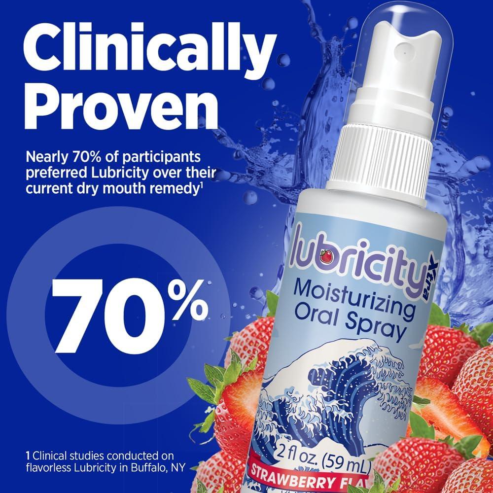 Advanced Dry Mouth Spray - Hyaluronic Acid & Xylitol - Strawberry ...