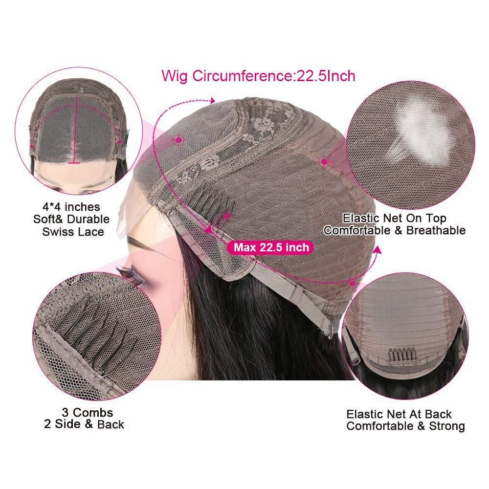 28 Glueless Lace Front Human Hair Wig - Pre Plucked Brazilian Deep Wave ...
