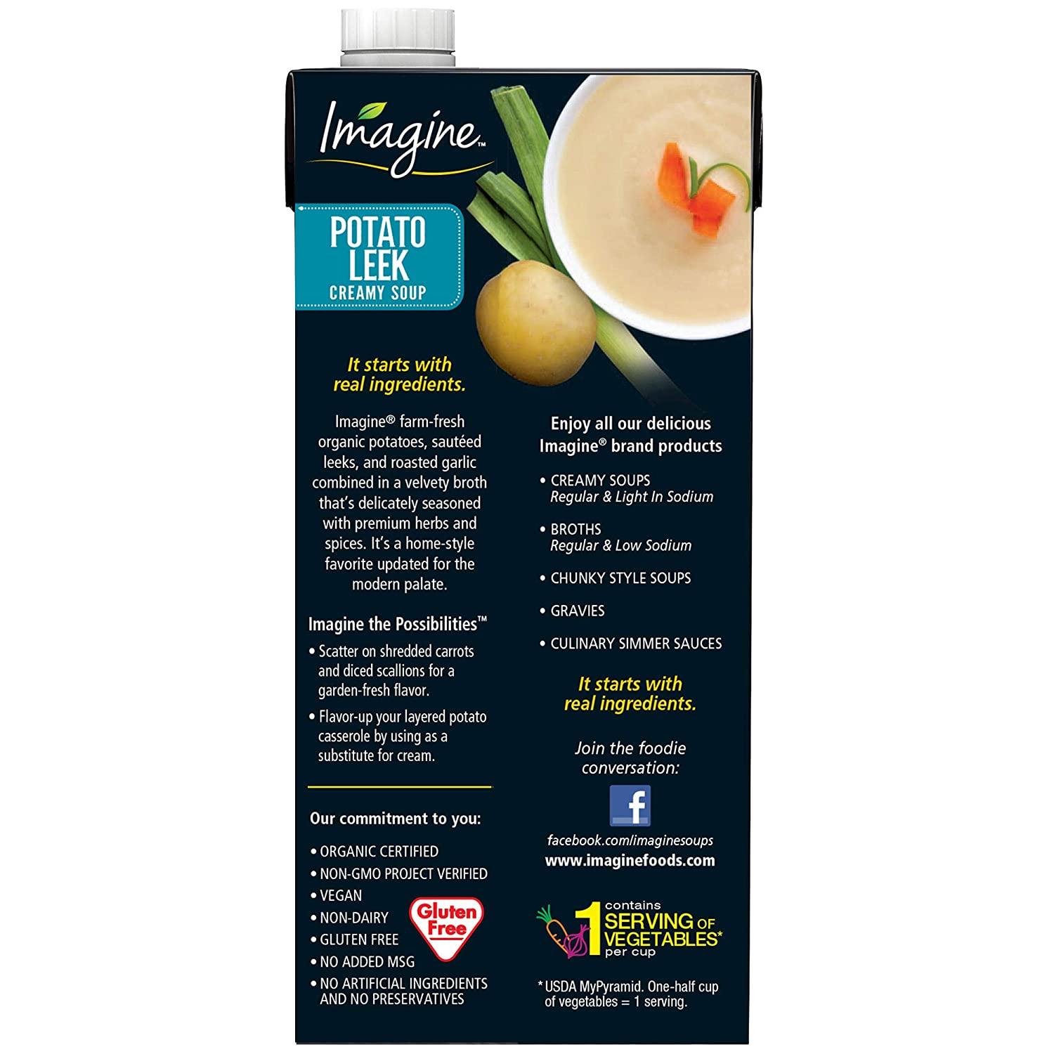 Imagine Organic Creamy Soup, Potato Leak, 32 oz