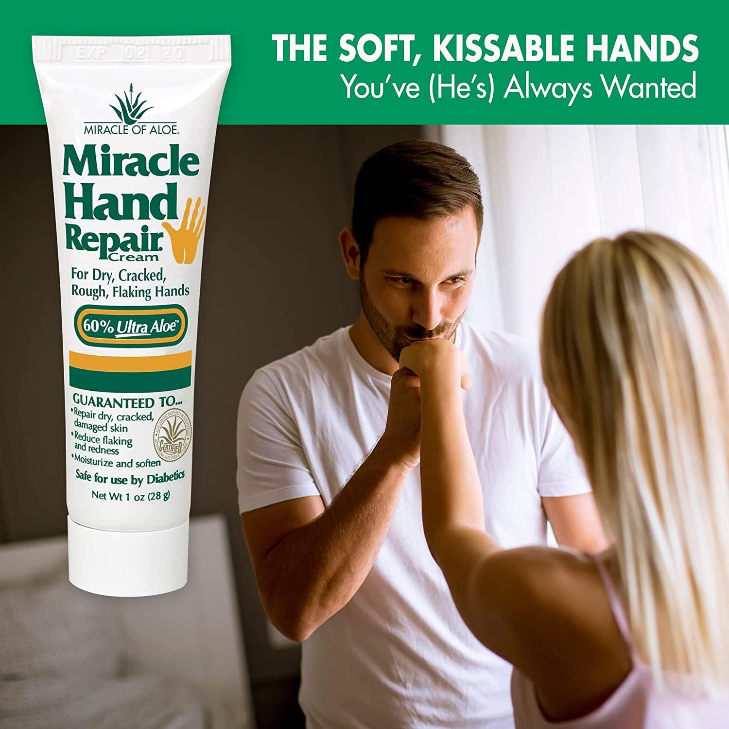 Miracle of Aloe Hand Repair Cream 3-Pack - 1 oz Each | Deep ...