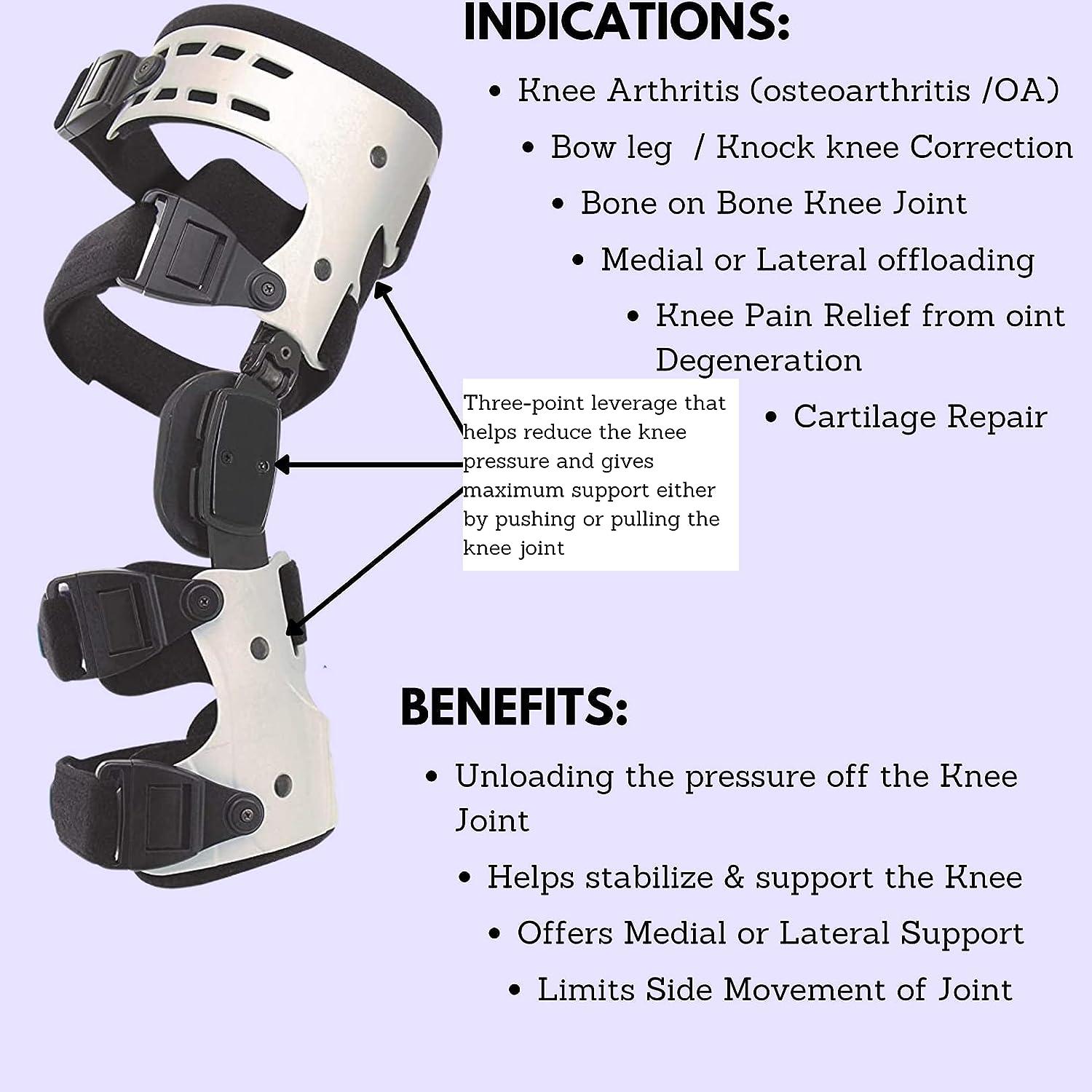 Comfyorthopedic OA Unloader Knee Brace - Left Medial Arthritis Relief ...
