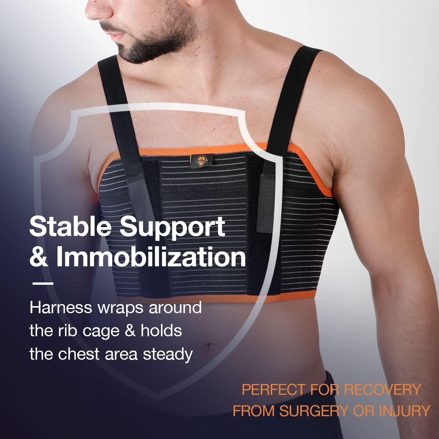 Armor Unisex Chest Support Brace with Metal Inserts - Medium Size for ...